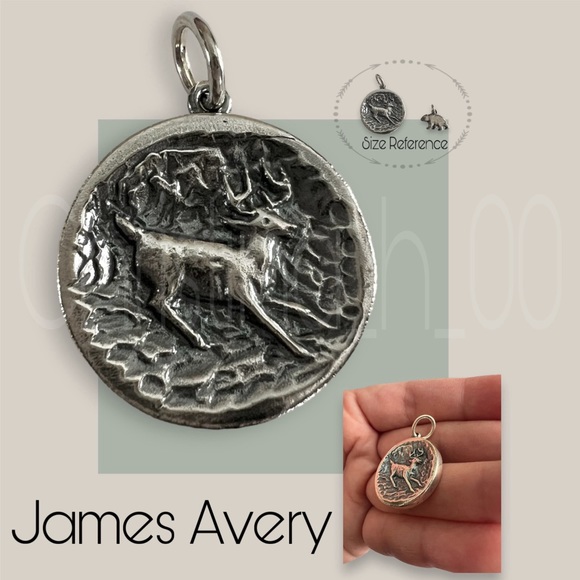 James Avery | Jewelry | James Avery Rare Deer Buck Textured Relief ...